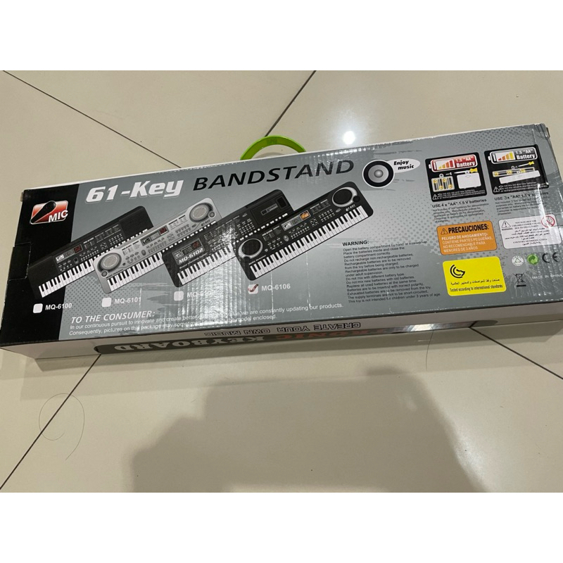 Jual Mainan Anak Piano Elektronik 61 Keys / Keyboard Electronic 61 Keys ...