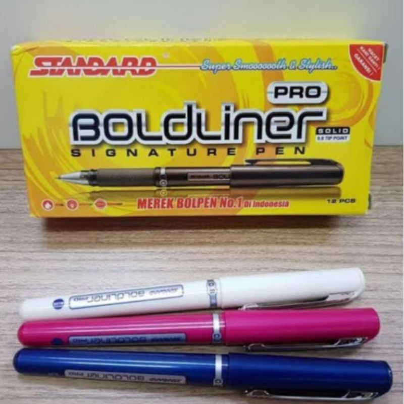 Jual (1 pack)Balpoin Boldliner pro/balpoin boldliner/balpoin standar ...