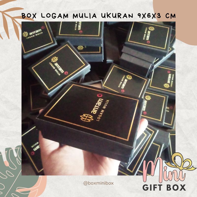 Jual Ecer dan Grosir Kotak Box untuk tempat Emas dengan logo Ukuran ...