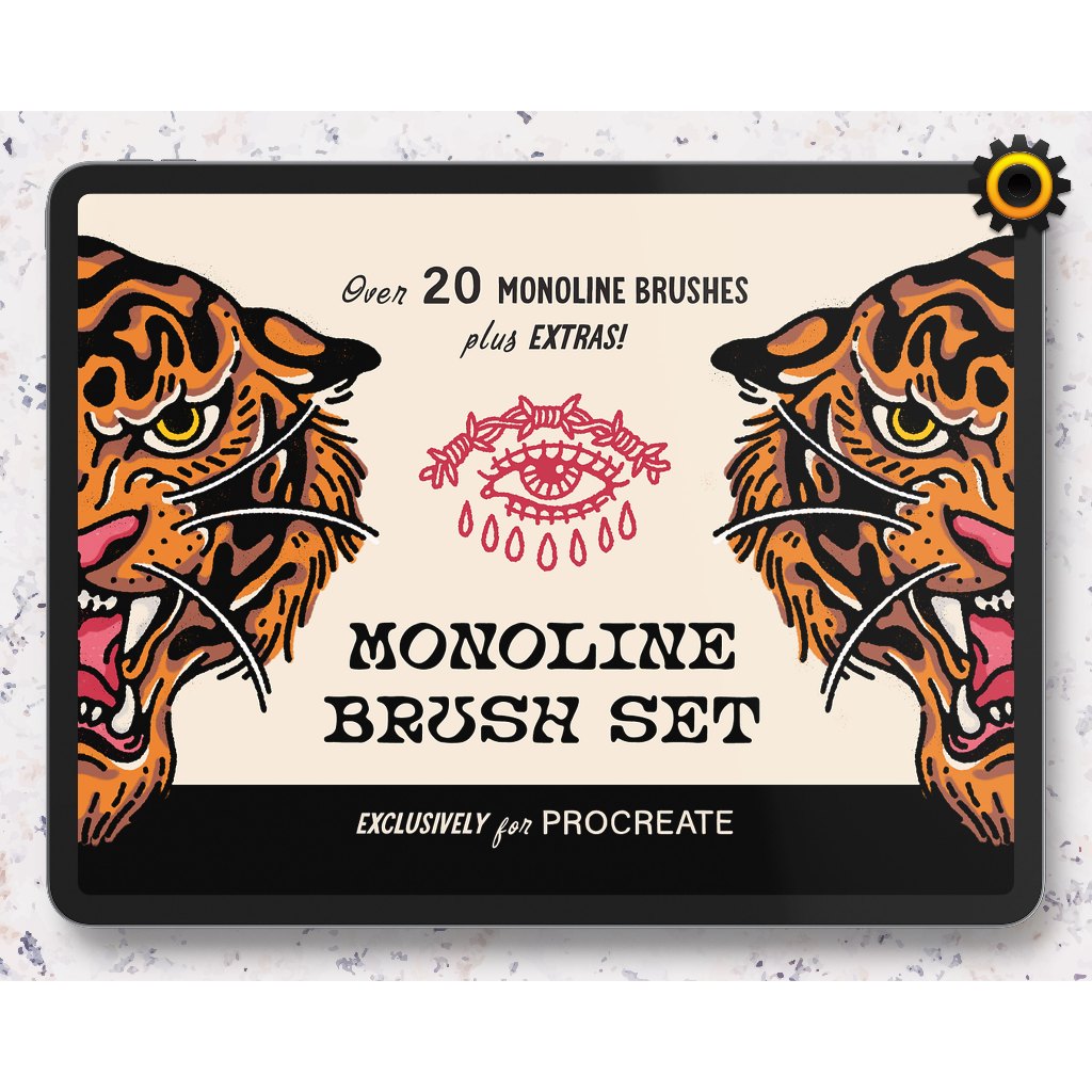 Jual Procreate Brush - Monoline Brushset | Shopee Indonesia