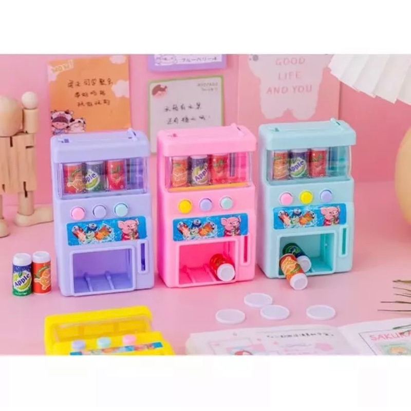 Jual MAINAN ANAK MESIN MINUMAN SODA OTOMATIS [SS1330] - MINI VENDING ...