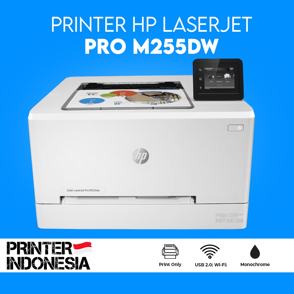 Jual HP Printer Color LaserJet Pro M255dw Print Only Duplex LAN Wifi ...