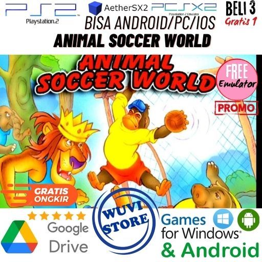 Jual Jual Game PS2 Animal Soccer World | Bisa di PC / Android / IOS ...