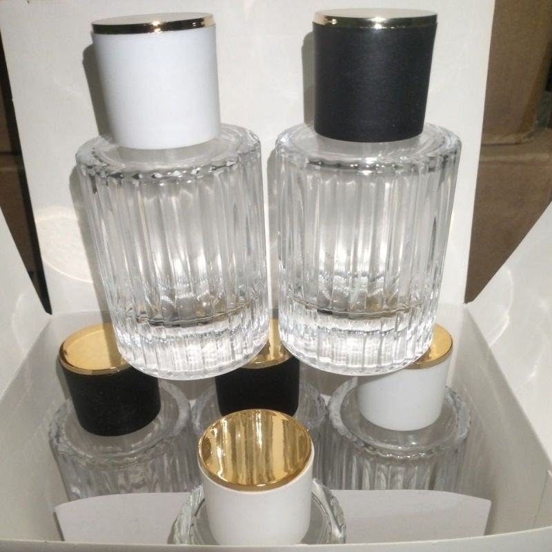 Jual BOTOL CHLOE 50ML DERAT ISI 6 PCS HITAM PUTIH | Shopee Indonesia