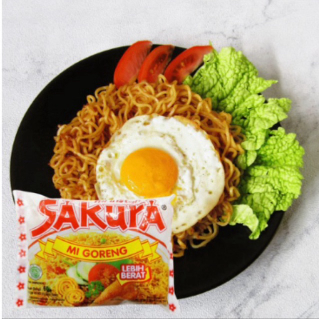 Jual Mi SAKURA Mie Instant Goreng Mie Sakura Mie Goreng Sakura 1 Dus ...
