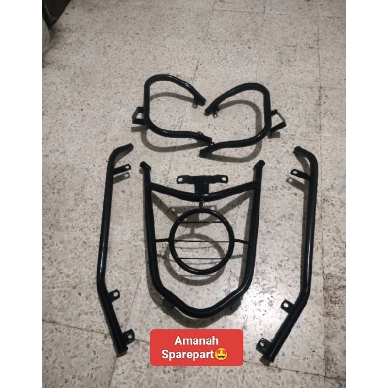 Jual TUBULAR CRASH BAR GUARD SET FRAME SLIDER PELINDUNG BODY X RIDE OLD ...