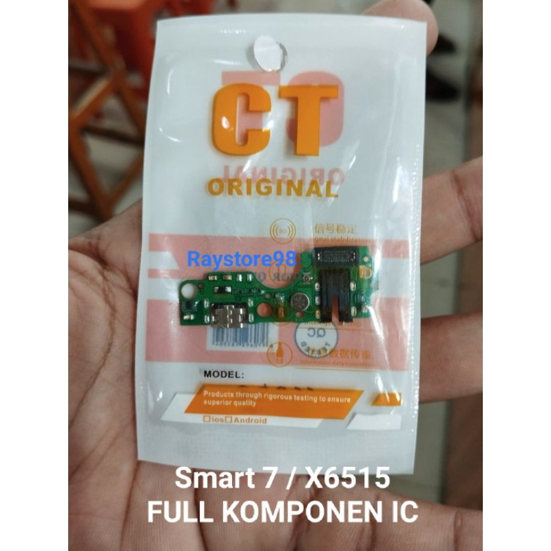 Jual Fleksibel Charger Infinix Smart 7 / X6515 ORIGINAL Flexibel Flexible Konektor Carjer PCB ...