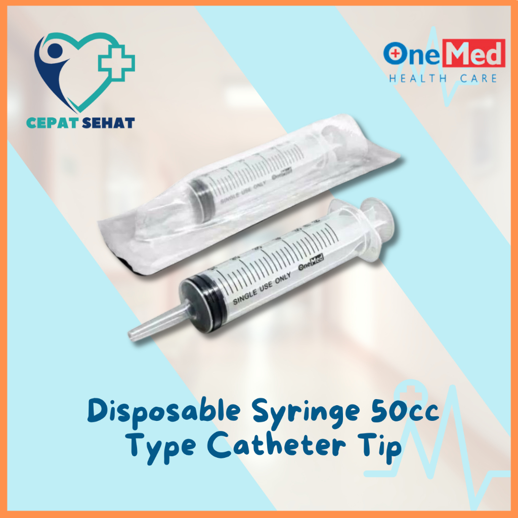 Jual Spuit 50cc Onemed Without Needle onemed syringe 50cc Catheter Tip ...