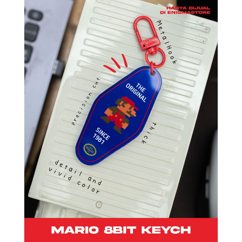 Jual MARIO 8BIT THE ORIGINAL KEYCH | Shopee Indonesia