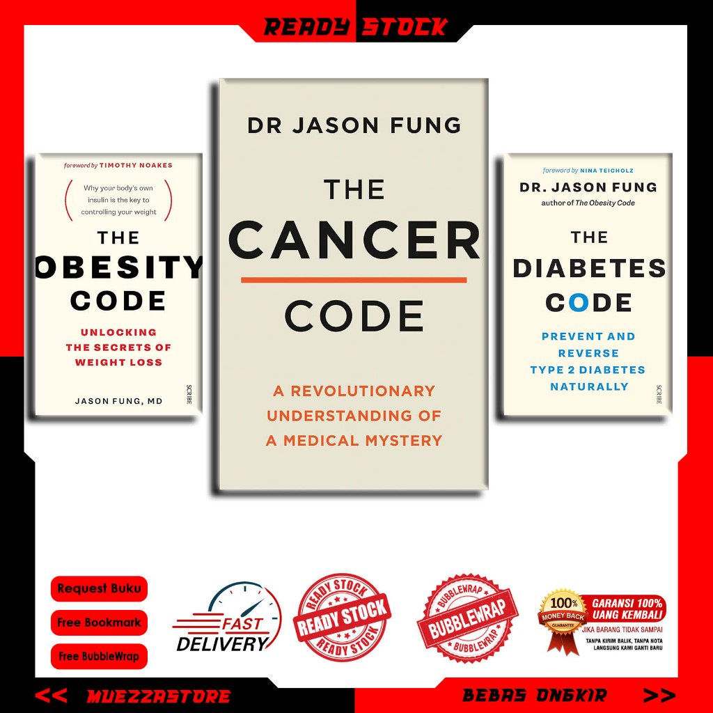 Jual The Obesity Code | The Diabetes Code | The Cancer Code by Dr ...