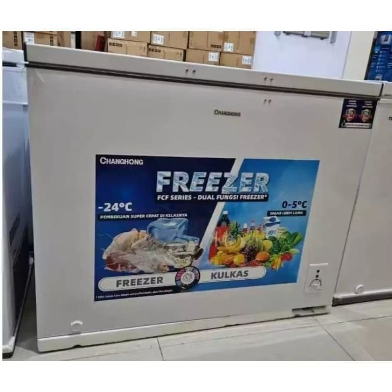 Jual CHANGHONG FCF396DW BOX FREEZER/CHEST FREEZER 330 LITER FCF396DW ...