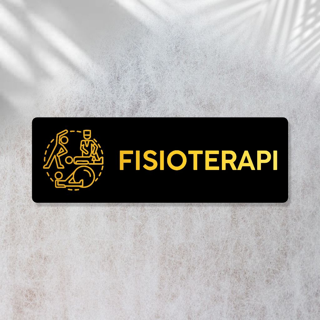 Jual Sign Akrilik Ruang FISIOTERAPI | Akrilik nama nama ruangan ...