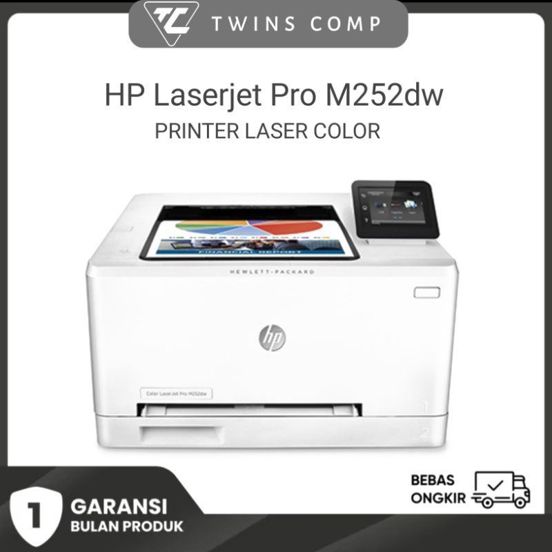 Jual HP Color Laserjet Pro M252dw A4 Colour Laser Printer | Shopee ...