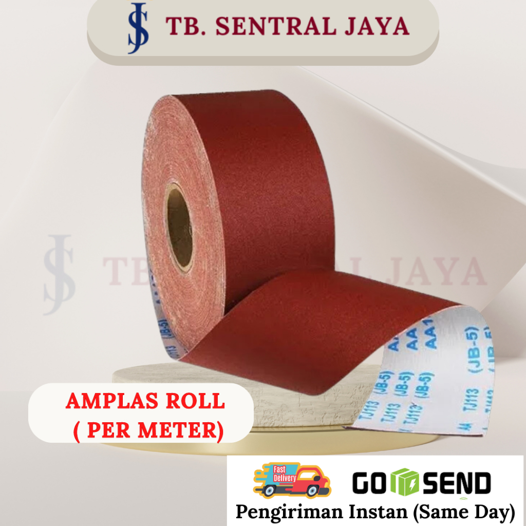 Jual Amplas Roll Per Meter/ Amplas Meteran/Amplas 60, 80, 100, 120 150 ...