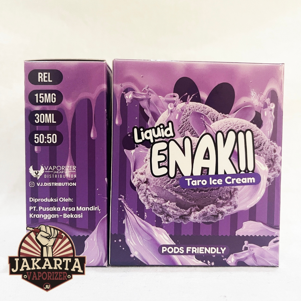 Jual LIQUID ENAK TARO ICE CREAM PODS FRIENDLY 30ML 15MG BY VJ | Shopee ...