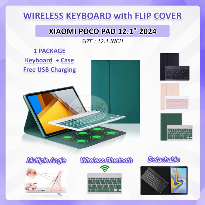 Jual Xiaomi Poco Pad 12.1" 12.1 12,1 Inch Tab Tablet 2024 Keyboard ...
