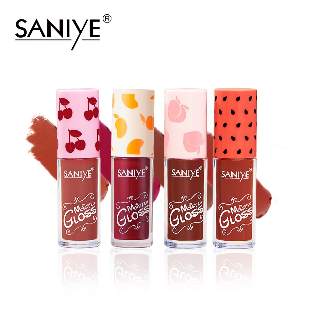 Jual SANIYE L1152 Matte Lipstik Liquid Fruit Lip Cream Waterproof ...