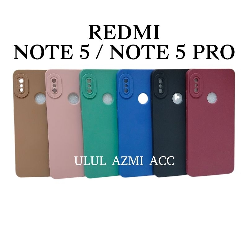 Jual Case Macaron Redmi Note 5 / Note 5 Pro Softcase Pro Kamera ...