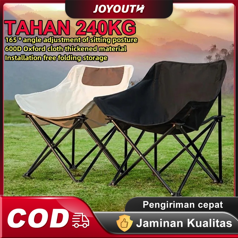 Jual Kursi Lipat Outdoor Bulat Moon Kursi Mancing Camping 600D Kain ...