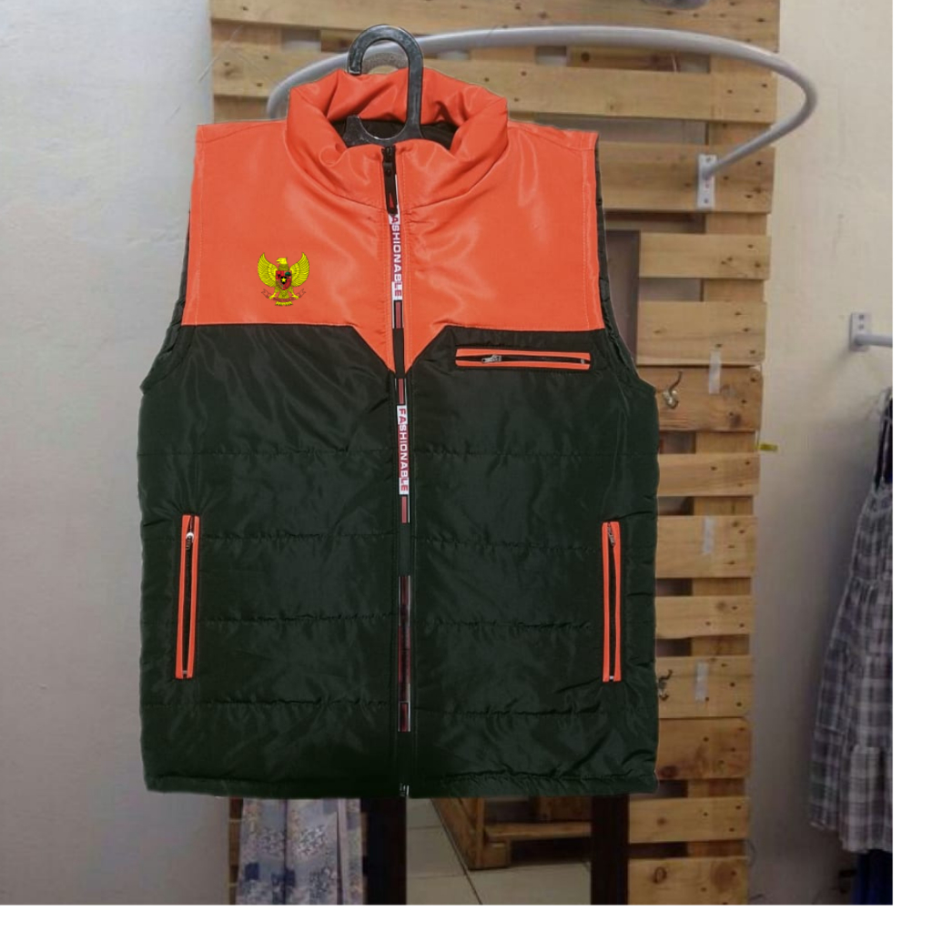 Jual Rompi motor pria anti angin pelindung dada - Jaket vest cowok ...