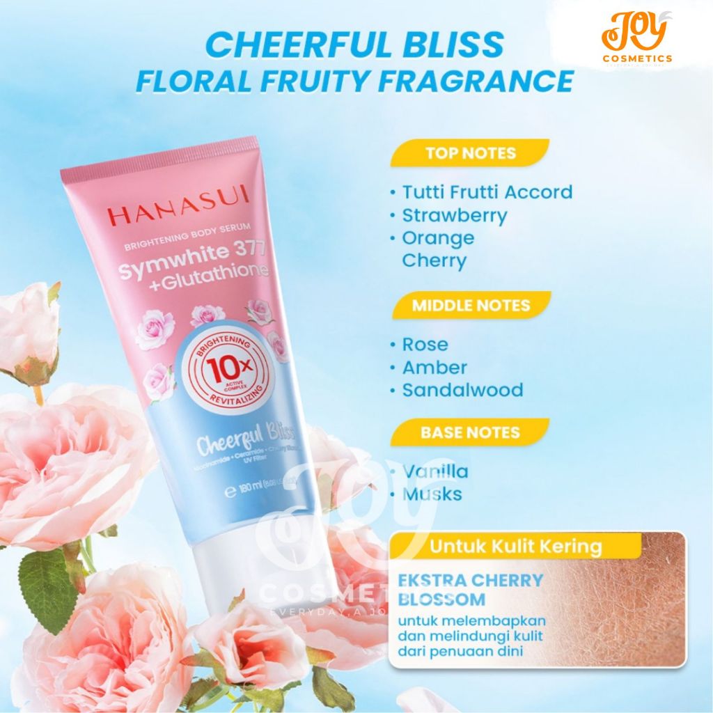 Jual Hanasui Brightening Body Serum Sunshine Glow 180ml | Shopee Indonesia