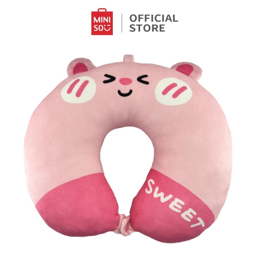 Jual Miniso Neck Pillow Animal Series - Bunny/Seri Hewan Bantal Leher ...