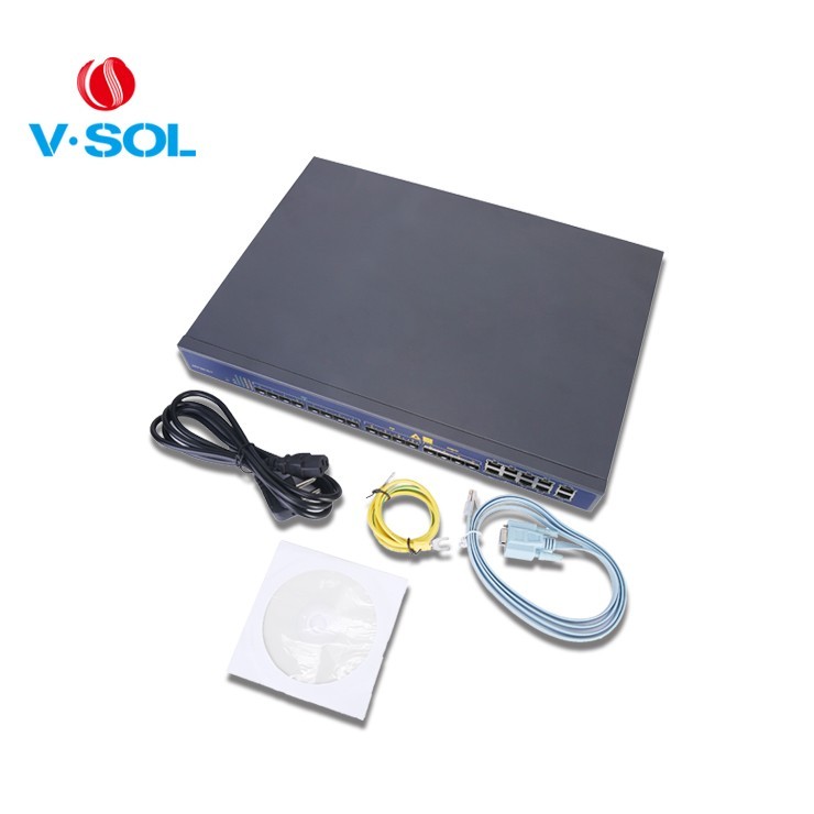 Jual V-SOL V1600D8 L3 8 Port EPON OLT VSOL AC+DC DUAL POWER 512 User ...