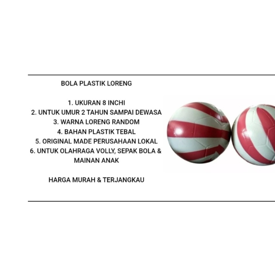 Jual BOLA PLASTIK BESAR / BOLA SEPAK PLASTIK | Shopee Indonesia