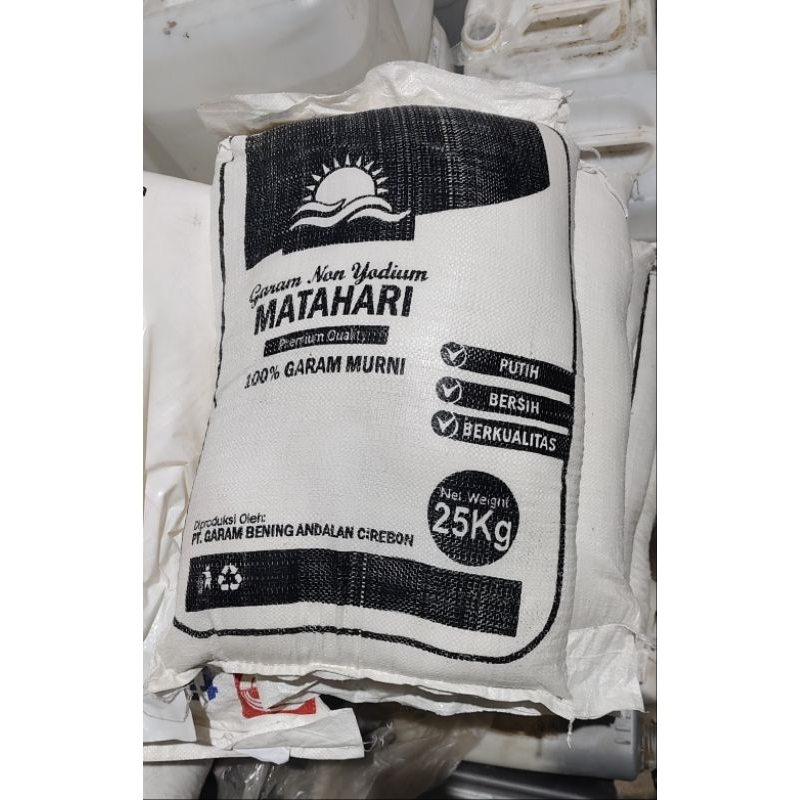 Jual NACL Garam Industri Non Yodium Sodium Natrium Chloride | Shopee ...