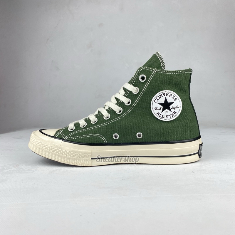 Jual Sepatu Converse All Star 70s HI Green Army - Unisex Sneakers ...