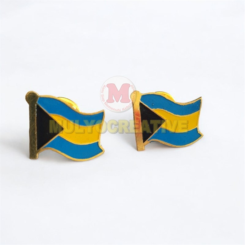 Jual Pin Flag Negara Bahama Pin Bendera Negara Bahama Flag Pin Murah ...