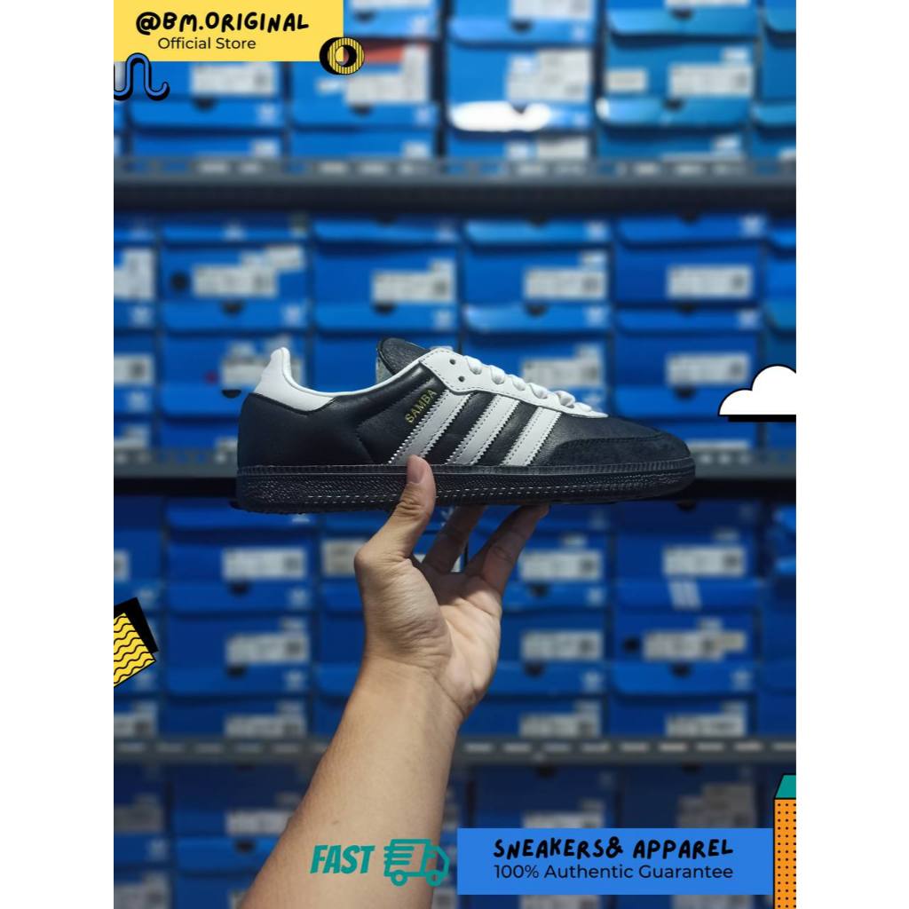 Jual Adidas Samba OG Core Black Cloud White Core Black 75TH Anniversary ...