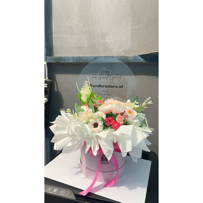 Jual Box hiasan buket balon/Bloom Box/Buket Bunga akrilik | Shopee ...