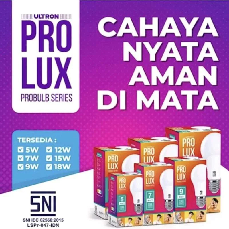 Jual Prolux Probulb Lampu LED Garansi 1 Tahun Lampu Bohlam LED Super ...