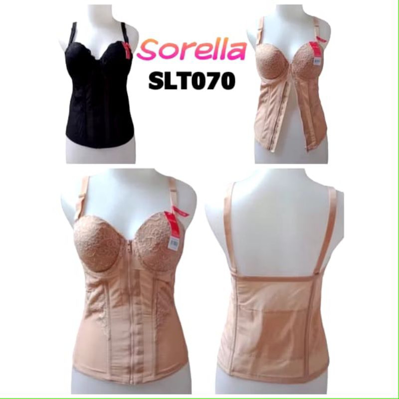 Jual Sorella Long Torso 36B Hitam Korset Kebaya 6 Tulang | Shopee Indonesia