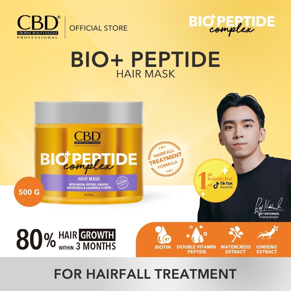Jual CBD Bio+Peptide Complex Hair Mask 500g | Shopee Indonesia