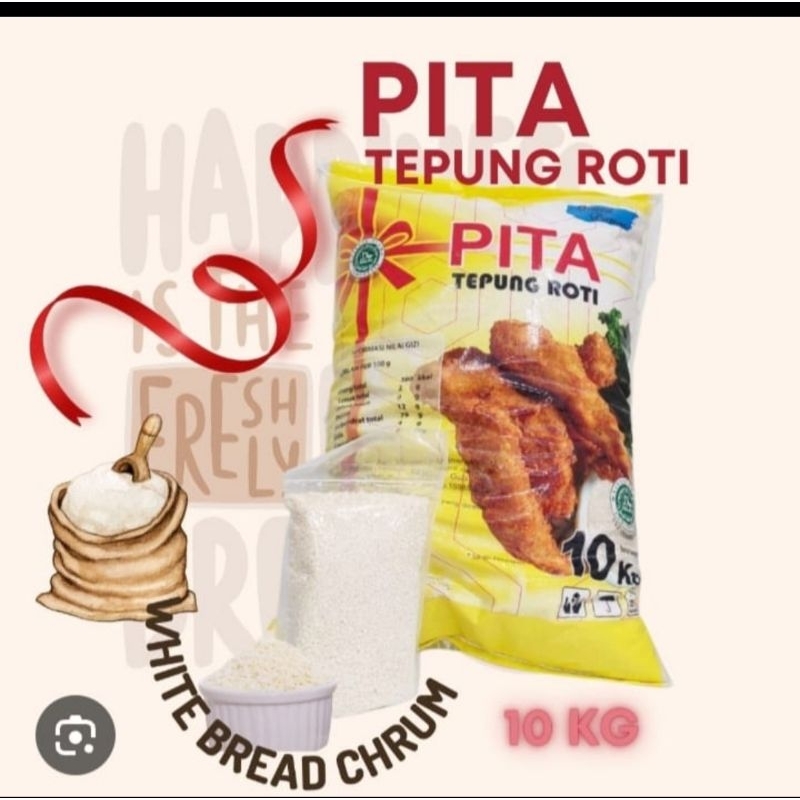 Jual Tepung Roti/panir Putih Merk PITA kemasan repack 250gr&500gr ...