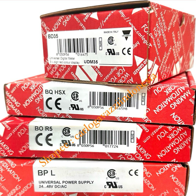 Jual Carlo Gavazzi UDM35 UDM 35 , BD35 BD 35 , BOR5 BO R5 , BPL BP L , BQHSX BQ HSX , Universal ...