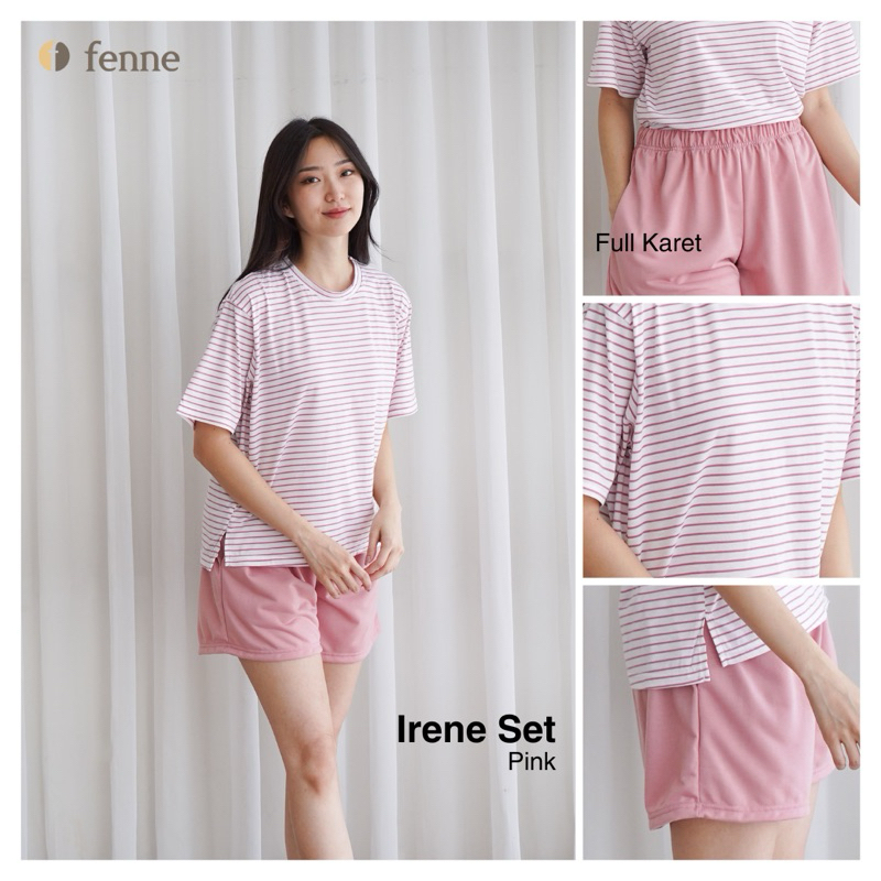 Jual Fenne - Irene Set Setelan Wanita Salur Piyama Rumah Premium ...