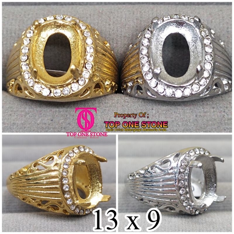 Jual [TOS] Ring Titanium BA gigi 13 x 9 mm | Shopee Indonesia