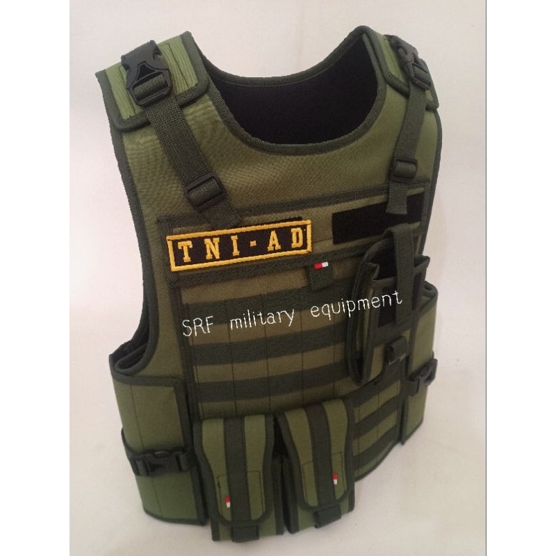 Jual Rompi TNI AD rompi safety rompi pelindung dada rompi lapangan ...