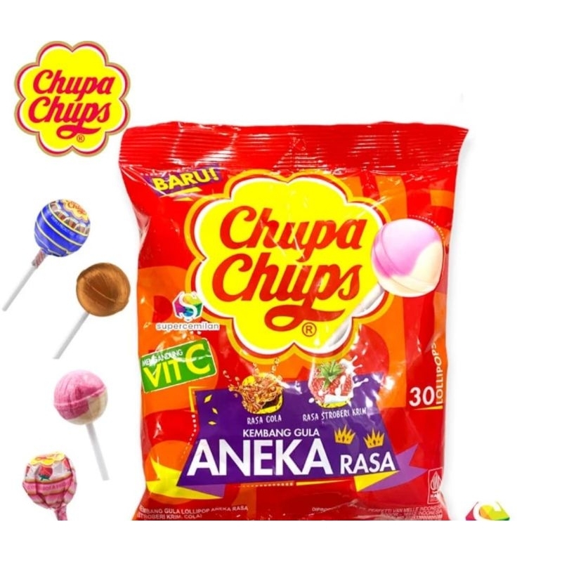 Jual chipa chups kemasan bag(30pcs) | Shopee Indonesia