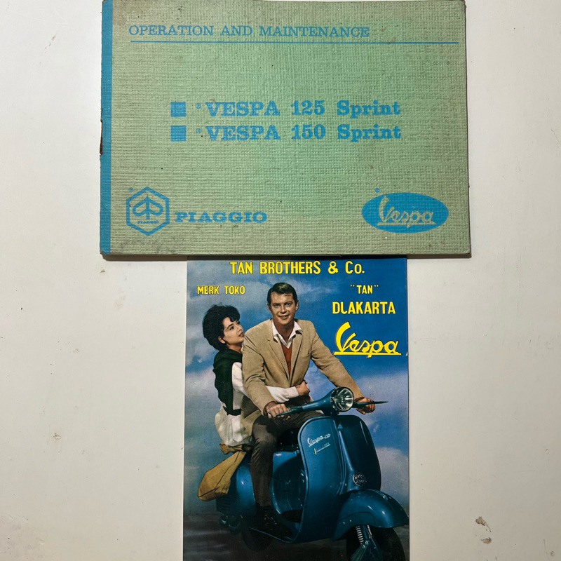 Jual MANUAL BOOK VESPA SPRINT 125 Sprint 150 ORIGINAL | Shopee Indonesia