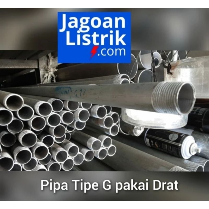 Jual Pipa Conduit G82 3inch Wahana Steel Pipe Besi G-82 3 inch 3" Lokal ...