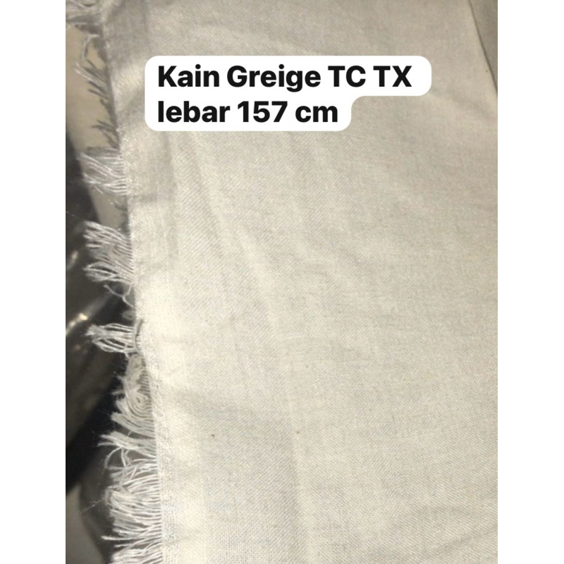 Jual HARGA PERMETER - KAIN GREIGE BLACU TC 157 CM- SEDANG | Shopee ...