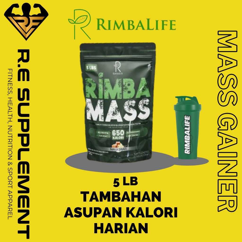 Jual Rimbalife Rimba Mass 5LB – Solusi Penambah Berat Badan dan Massa Otot Kaya Kalori, Protein ...
