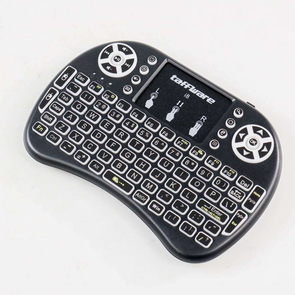 Jual Air Mouse Wireless Mini Keyboard RGB 2.4GHz Dengan Touch Pad - I8 ...