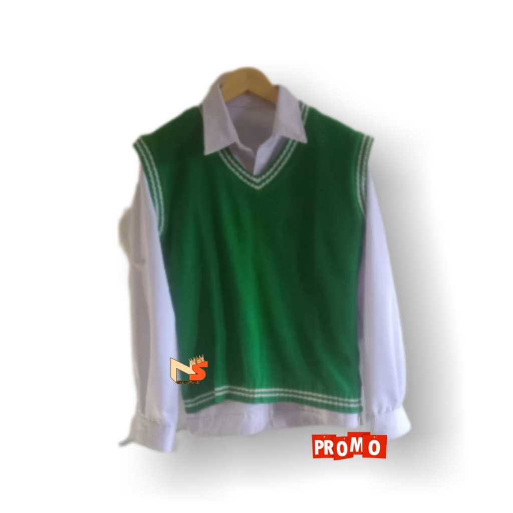 Jual Vest atau rompi rajut strip anak TK sd smp usia-2-15 tahun laki ...
