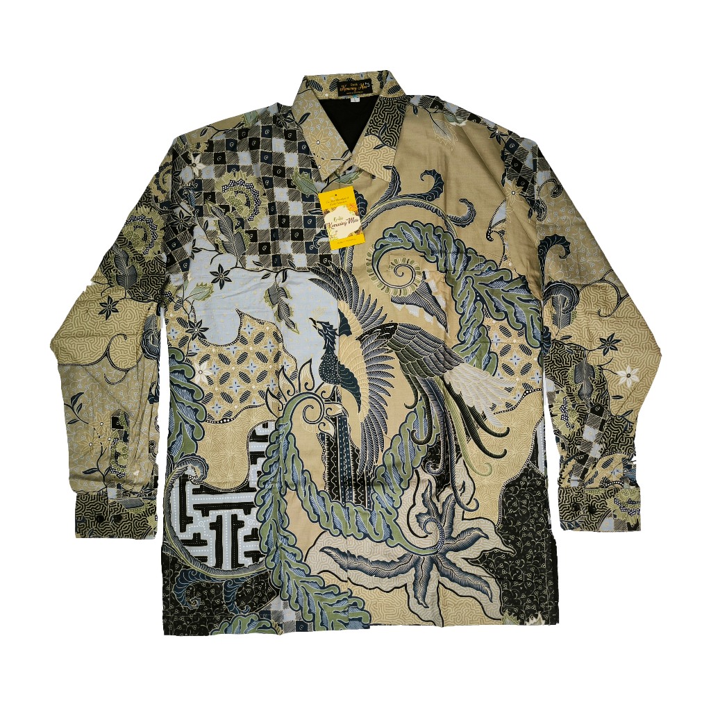 Jual Batik Lengan Panjang Pria Premium Printing Kemuning Mas / Motif ...