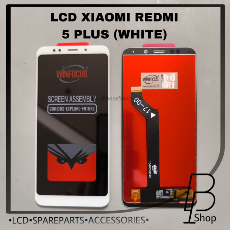 Jual LCD XIAOMI REDMI 5 PLUS (BLACK/WHITE) | Shopee Indonesia